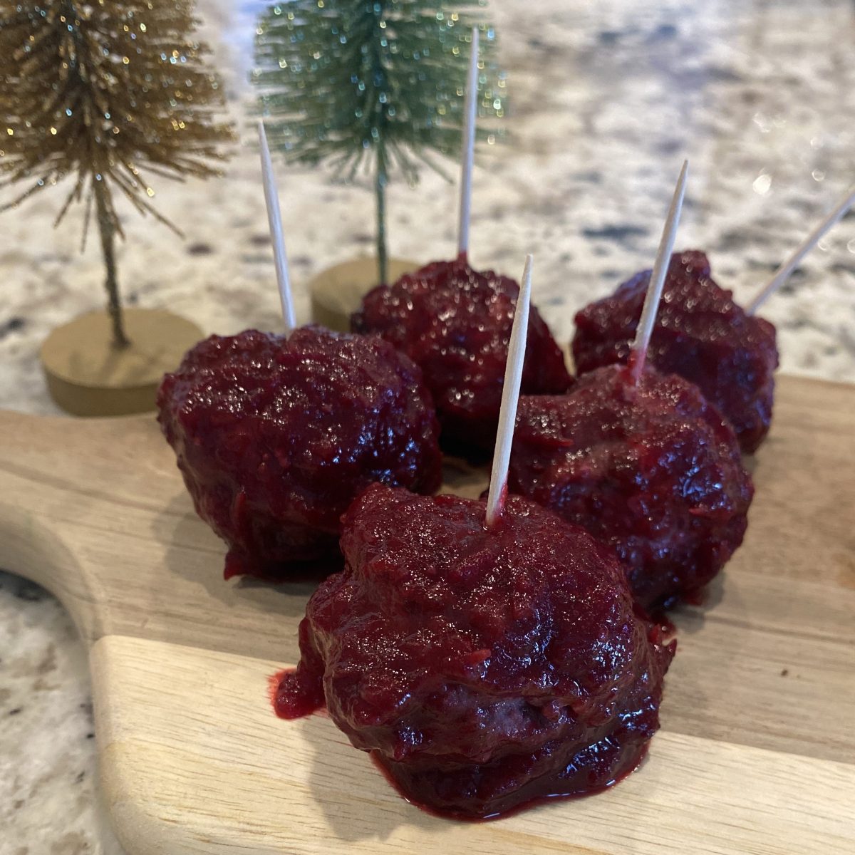 Ground Venison Holiday Meatballs - Sourdough and More